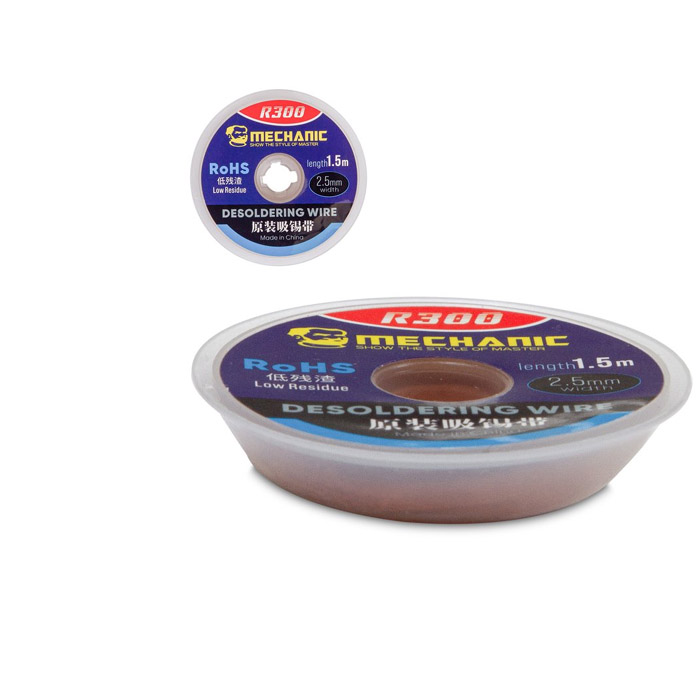 Desoldering Wick / Wire 2.5mm R300 – Mechanic - Mechanic Tools